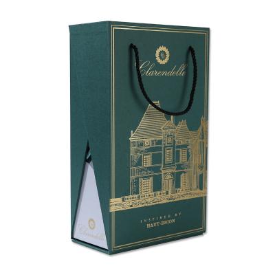 China Custom Cardboard Gift Packaging Box for Red Wine And White Wine for sale