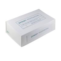 China Clamshell Earrings Necklace Jewelry Gift Packaging Box White and Green Cardboard Packaging for sale