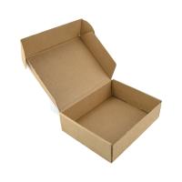 China CMYK Kraft Paper Corrugated Mailer Box Shopping Shoes Box Custom Logo for sale