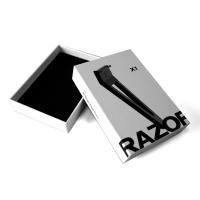China Razor Packaging Lid And Base Box With Foam Tray Custom Size for sale