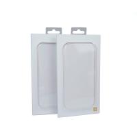 China Custom Printed Phone Case Packaging Box White Cardboard Paper Boxes With Window for sale