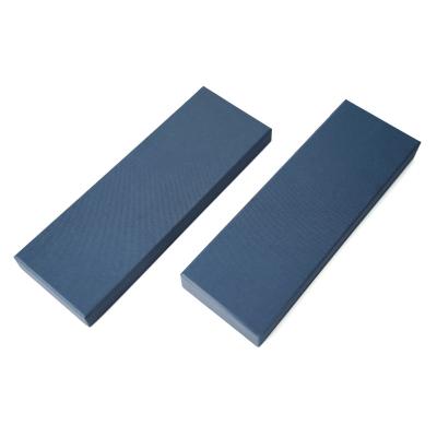 China Small Lid And Base Corrugated Gift Box Blue Packaging Paper Top Paper With Custom Logo for sale