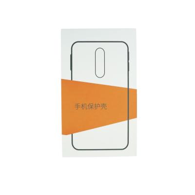 China Biodegradable Flip Top Matte Lamination Paper Boxes Paper Tray Phone Case for sale