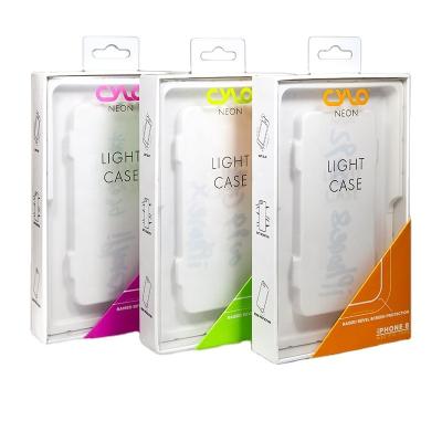 China High Quality Cardboard Mobile Phone Case Gift Boxes Packaging with Blister Tray for sale