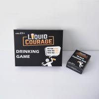 China Playing Game Card Packaging Box Custom Logo Printing Gift Box For Drinking Gam for sale
