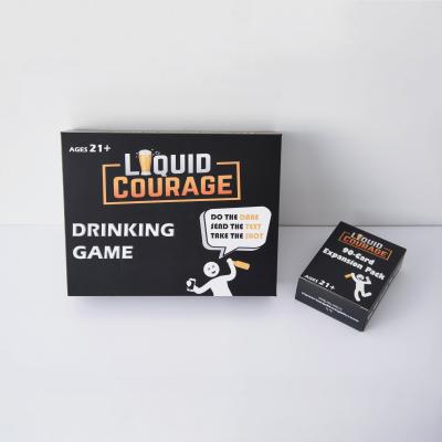 China Playing Game Card Packaging Box Custom Logo Printing Gift Box For Drinking Gam for sale