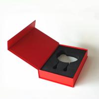 China Custom Logo Printing Electronic Product Paper Packaging Earphone Packaging Box EVA Inner Tray Magnet Box for sale