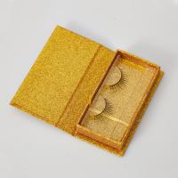 China Customized Printed Paper Packaging Eyelashes Flip Top Box with Plastic Tray for sale