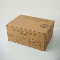 China Tear Strip Zipper Carton Box , Custom Corrugated Shipping Box For Clothes for sale