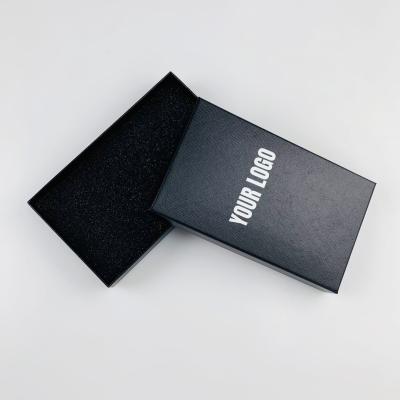 China Customized Mobile Phone Storage Box Lid and Bottom Packaging Box With Foam Tray for sale