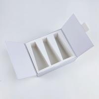 China Customized Designs Paper Box Packaging Eco-friendly White Double Door Magnetic Gift Box Essence Skincare Packaging Box for sale