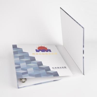 China Wedding Photo Album Book Packaging Custom Logo 4D Ring Binders with Recycled Materials for sale