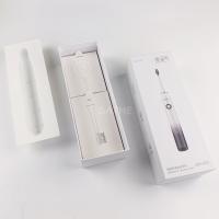 China Printed Cardboard Boxes Packaging Box With PVC & Paper Tray For Sonic Electric Toothbrush for sale