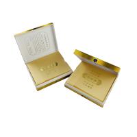 China Factory Custom Logo Tobacco Cigarette Boxes Flat Pack Paper Cigarette Packing for Cigar Box for sale