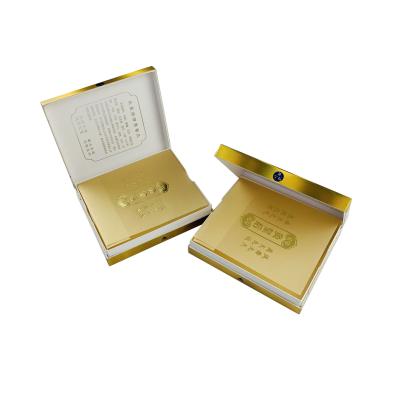 China Factory Custom Logo Tobacco Cigarette Boxes Flat Pack Paper Cigarette Packing for Cigar Box for sale