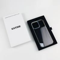 China Wholesale Luxury Black And White Paper Cardboard Slide Drawer Box Custom Package For Phone Case Box Packaging for sale