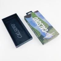 China Custom Double printed Rigid Cardboard Packaging Sports Knee Pads Grip Sock Packaging Boxes with hooks for sale