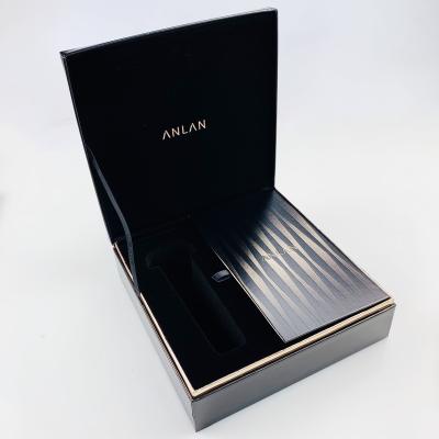China Custom Logo Flip Gift Box for Beauty Skin Care product Perfume Cosmetic Cardboard Gift Packaging box for sale