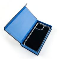 China Flip Lid Gift Box with Magnet Custom Cardboard Packaging phone Cases box with Logo for sale