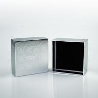 China Wholesale Personalized Silver Small Mini Jewelry Box Packaging Boxes For Jewelry Bracelet With Velvet Insert for sale