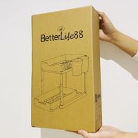 China Custom Foldable Kraft Paper Box Package Corrugated Mailer Shipping Mailing Carton Packaging Boxes For Shelves for sale