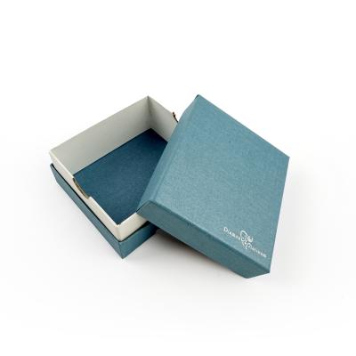 China Custom Recyclable Cardboard Paper square Christmas Gift Box Jewelry Box Premium Lid and Base Box Packaging for Small Business for sale