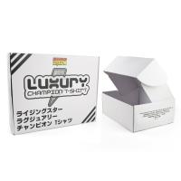 China Custom logo Large White Corrugated box Folding Packaging Boxes for Clothes Brand Shipping Boxes mailer Box for sale