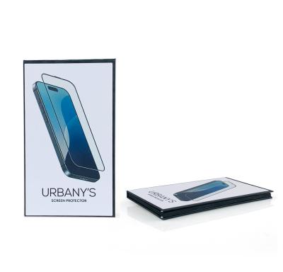 China Wholesales Mobile Phone Glass Film Packaging Boxes Protective Tempered Film Packing Paper Box for sale