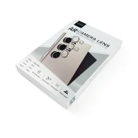 China Custom printed Silver paper Foldable Camera Lens Protector Cover Camera Tempered Glass Packaging Box with Window for sale