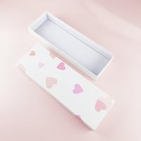 China Custom Eco-Friendly Pink Jewelry Gift Box Packaging Long Rigid Cardboard Boxes for sale