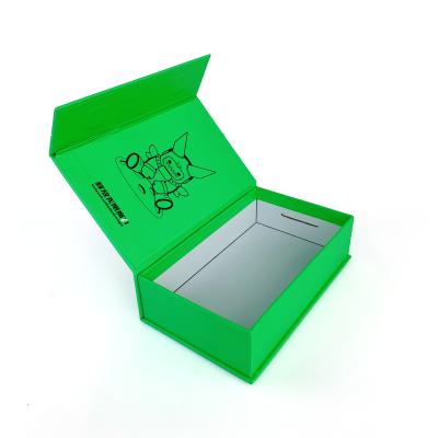 China Customized CMYK Color Printed Flip Top Magnetic Closure Earphone Packaging Box for TWS Earbuds for sale