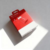 China Custom Color UV Paper Wall Charger Box for USB Adapter with Recyclable Eco-Friendly Packaging for sale