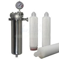 China PP PTFE Pleated Filter Cartridge for sale