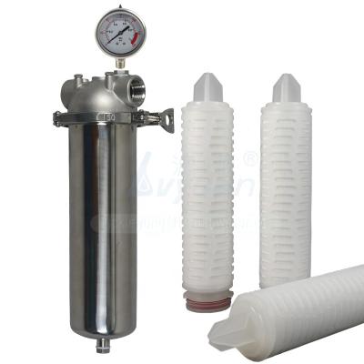 China PP PTFE Pleated Filter Cartridge for sale