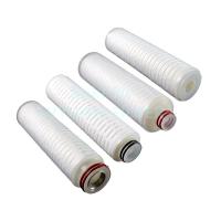 China Multi Layer DOE PP 0.1 5 Micron Membrane Pleated Filter Cartridge for sale