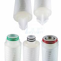 China 0.1 Microns Pleated ID 28mm PES Membrane Cartridge Filter for sale