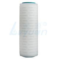China 0.1 Microns Pleated ID 28mm PES Membrane Cartridge Filter for sale