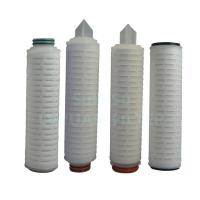 China Multi Layer DOE PP 0.1 5 Micron Membrane Pleated Filter Cartridge for sale