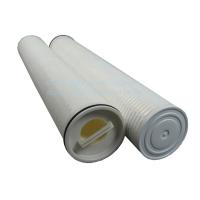 China 1 Microns 222 Flat Glass Fiber 64mm PP Pleated Filter Cartridge for sale