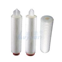 China Multi Layer DOE PP 0.1 5 Micron Membrane Pleated Filter Cartridge for sale