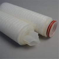 China Oil Filtration 20 30 40 Inch 5 Microns Fiberglass Pleated Filter Cartridge for sale