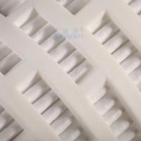 China 1 Microns 222 Flat Glass Fiber 64mm PP Pleated Filter Cartridge for sale