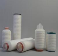 China Oil Filtration 20 30 40 Inch 5 Microns Fiberglass Pleated Filter Cartridge for sale