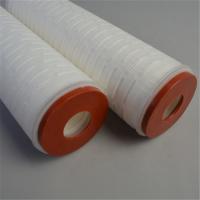China Oil Filtration 20 30 40 Inch 5 Microns Fiberglass Pleated Filter Cartridge for sale