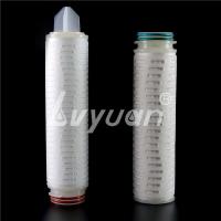 China Beverage Filtration 0.2 0.45 10um Nylon PTFE PP Membrane Cartridge Filter for sale