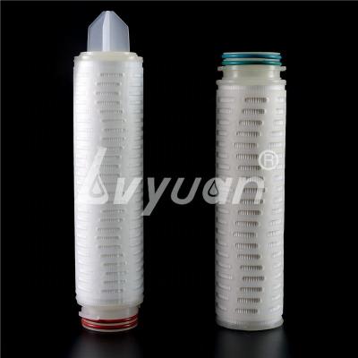 China Beverage Filtration 0.2 0.45 10um Nylon PTFE PP Membrane Cartridge Filter for sale