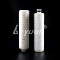 China Beverage Filtration 0.2 0.45 10um Nylon PTFE PP Membrane Cartridge Filter for sale