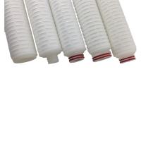 China OEM Pleated Elements PP PTFE PES Micron Cartridge Water Filters for sale