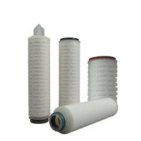 China DOE Thread 60 inch 0.45 Micron Pleated Membrane PTFE Water Filter for sale