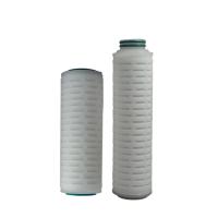 China DOE Thread 60 inch 0.45 Micron Pleated Membrane PTFE Water Filter for sale